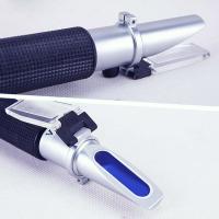 China Customized Handheld Refractometer Brix 0-32% for Measuring Sugar in Juice and Fruits for sale