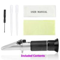 China Customized Handheld Refractometer Brix 0-32% for Measuring Sugar in Juice and Fruits for sale