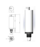 China Fluorescence Method Blue Green Algae Chlorophyll Probe Sensor for Continuous Monitoring for sale
