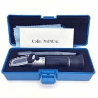 China Customized Handheld Refractometer Brix 0-32% for Measuring Sugar in Juice and Fruits for sale