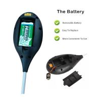 China Plastics and Stainless Metal 4-in-1 Soil Fertility Tester for Garden Farm Greenhouse for sale