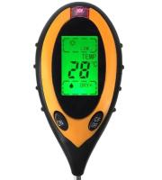 China Plastics and Stainless Metal 4-in-1 Soil Fertility Tester for Garden Farm Greenhouse for sale