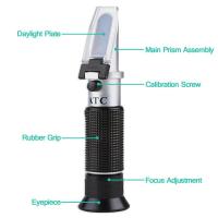 China 5 in 1 Antifreeze Refractometer Automotive Battery Coolant Tester with Customized OEM for sale