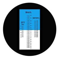 China Compact Portable Brix Refractometer 0-40% Brix and 0-25% Alcohol Range for Wine Sugar for sale