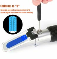 China OEM Support 2 Scale 0-32% Brix 0-28% Salinity Salt ATC Refractometer for Seawater Marine Fishkeeping Aquarium for sale