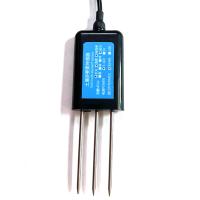 China 3 in1 Soil Moisture Temperature EC Conductivity Sensor IP68 RS485 Soil Meter Sensor for sale