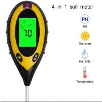 China Soil Light Test Range 0-2000 PH Meter Moisture Tester for Potted Plants Gardens 4 in 1 for sale