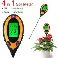 China Soil Light Test Range 0-2000 PH Meter Moisture Tester for Potted Plants Gardens 4 in 1 for sale