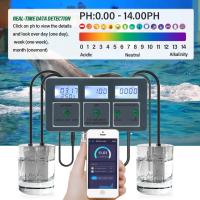 China Lab Pool Water Tester Tuya WiFi 8 in 1 Digital PH/TEMP/ORP/PPM/EC/SALT/S.G/CF Testing for sale