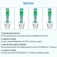 China 1PPM 1MV 1US/CM 0.01PH Newest 7 in 1 Digital pH Tester for Multi Parameter Testing for sale