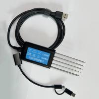 China Horizontal Installation Moisture Sensor for Agriculture 7 in 1 USB NPK/PH/EC Temp Analyzer for sale