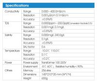 China Compact and Durable CON500 Benchtop Conductivity TDS Salinity Meter for Water Testing for sale