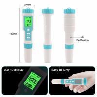 China 2024 Digital 7 in 1 Salinity TDS Units Water Tester for pH/TDS/EC/TEMP Measurement for sale