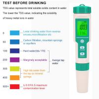 China 7-in-1 Digital Water Tester PH Meter/TDS/EC/Salinity/SG/ORP/TEMP Convenient and Results for sale