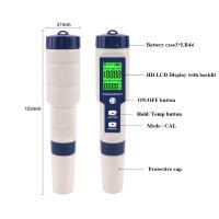 China 5 in 1 PH/Salinity/Temp/TDS/EC Testing Meter TP16 Water Digital Tester Ideal Detector for sale