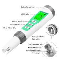 China 4 in 1 Waterproof Water Tester for Aquariums and Hydroponics pH/TDS/EC/Temp Meters for sale
