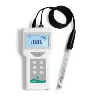 China Handheld Portable Digital ORP pH Meter with 65*40mm Multi-line LCD Backlight Display for sale