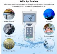 China Handheld Portable Digital ORP pH Meter with 65*40mm Multi-line LCD Backlight Display for sale