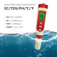 China LCD Display Screen Water Test Pen 4 in 1 Tds/ec/ph/temp Meter for Temperature Control for sale