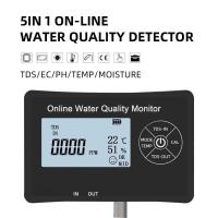 China TDS/EC Range 0-9999 ppm/us/cm Multi-parameter Water Tester for Aquarium Monitoring for sale