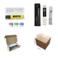 China PH TDS EC Temperature Meter Combo Measuring Range 0-14ph 0-9990ppm 0-9990us/cm 3V Pen Type for sale