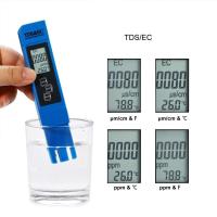 China LCD Display 3 in 1 ATC Temperature TDS EC Meter Portable for Aquarium Pool Hydroponic for sale
