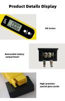 China Compact and Lightweight Digital Pen Type Tester for Measuring Water Acidity 102g for sale