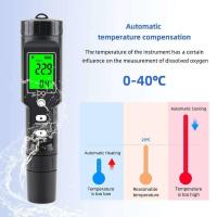 China LCD Display Dissolved Oxygen Meter Temperature Water DO Tester for Aquaculture Analysis for sale