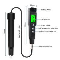 China LCD Display Dissolved Oxygen Meter Temperature Water DO Tester for Aquaculture Analysis for sale