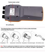 China Combo 5 in 1 PH/COND./D.O/TEMP Water Meter For Aquaponic AZ86031 Portable Fish Pond IP67 for sale