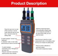 China Combo 5 in 1 PH/COND./D.O/TEMP Water Meter For Aquaponic AZ86031 Portable Fish Pond IP67 for sale