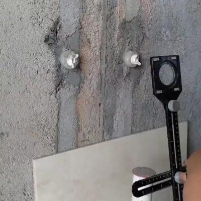 China Full Metal Angle Measuring Tool Aluminum Alloy Multi Functional Ruler Template Tool for sale