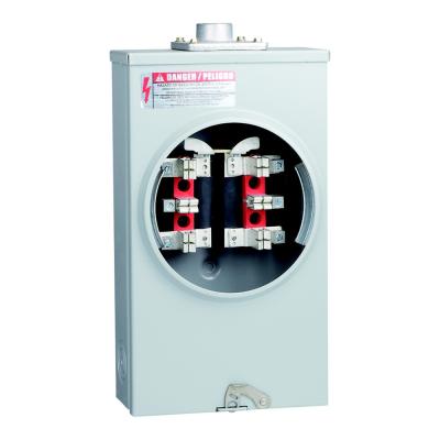 China YOMIN 4Jaws 4J 320A Single Phase Watt Hour Meter Square Electric Meter Socket Box for sale