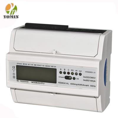 China New Rs485 Three Phase Multifunction LCD Power Energy Meter for sale