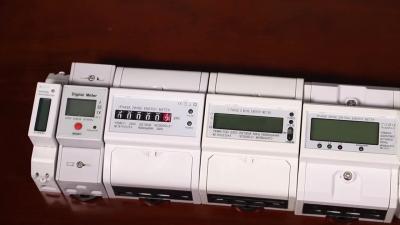 China Single Phase Din Rail Energy Meter Digital Electricity Meter for sale