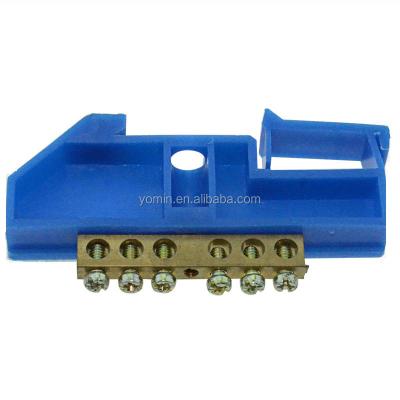 China Din Rail Copper Terminal Block Electrical Meter Terminal Blocks for sale
