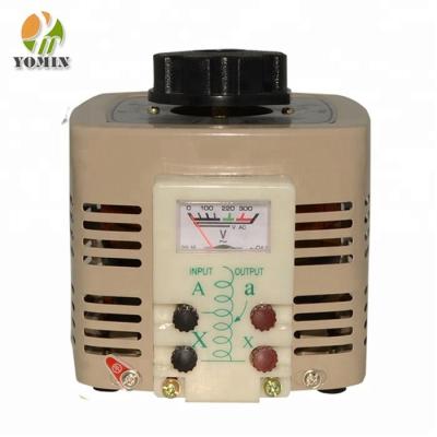 China TDGC2 3KVA Single Phase Variac Voltage Regulator 12 Amp Voltage Regulator Transformer 220V for sale