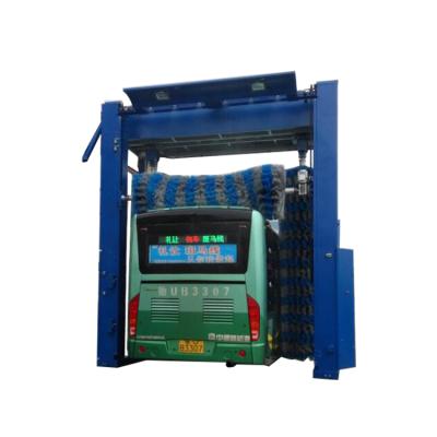 China Risense Full Automatic Brush Wash Rollover Type Truck Washer Bus Wash System for Sale 24000*5114mm 250l/bus 25ml/bus 8.86kw for sale