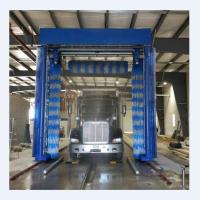 China Risense Full Automatic Brush Wash Rollover Type Truck Washer Bus Wash System for Sale 24000*5114mm 250l/bus 25ml/bus 8.86kw for sale