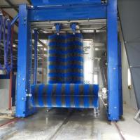 China Risense Full Automatic Brush Wash Rollover Type Truck Washer Bus Wash System for Sale 24000*5114mm 250l/bus 25ml/bus 8.86kw for sale