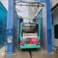China Risense 7 Brushes Full Automatic Truck Wash System Bus Wash Price for Sale 24000*5114mm 250l/bus 25ml/bus 8.86kw >1500W CB-730 for sale