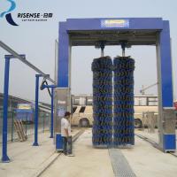 China Risense 7 Brushes Full Automatic Truck Wash System Bus Wash Price for Sale 24000*5114mm 250l/bus 25ml/bus 8.86kw >1500W CB-730 for sale
