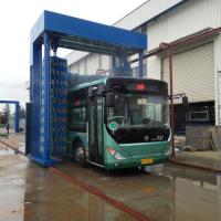 China Risense Mobile Rollover Type High Pressure Bus Wash System Automatic Truck Wash Machine for Sale 24000*5114mm 250l/bus 25ml/bus for sale