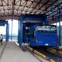 China Risense Bus Wash Machine Automatic Mobile Car Wash Truck for Sale 24000*5114mm 250l/bus 25ml/bus 8.86kw >1500W CB-730 CN;SHN for sale