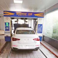 China Risense Full Automatic Brush Washing Rollover Car Wash with air Dryer for Sale in Germany for sale