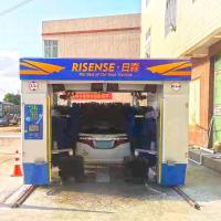 China Risense Full Automatic Brush Washing Rollover Car Wash with air Dryer for Sale in Germany for sale