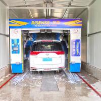 China Risense Full Automatic Brush Washing Rollover Car Wash with air Dryer for Sale in Germany for sale
