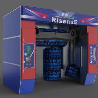 China Risense CE Certified High Pressure 5 Brushes Rollover Automatic Car Wash Machine for Sale in Germany with Wheel Brushes for sale