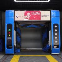 China Risense Professional Manufacturer  Full Automatic Rollover Car Wash Machine Systems with air Dryer and Wheel Brushes for sale