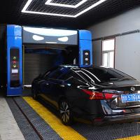 China Risense Professional Manufacturer  Big Car Washing Machine Automatic with air Dryer and Wheel Brushes for sale